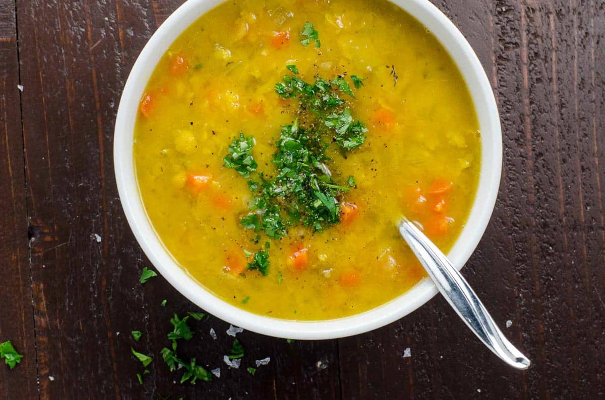 Vegan Split Pea Soup - Umami Girl