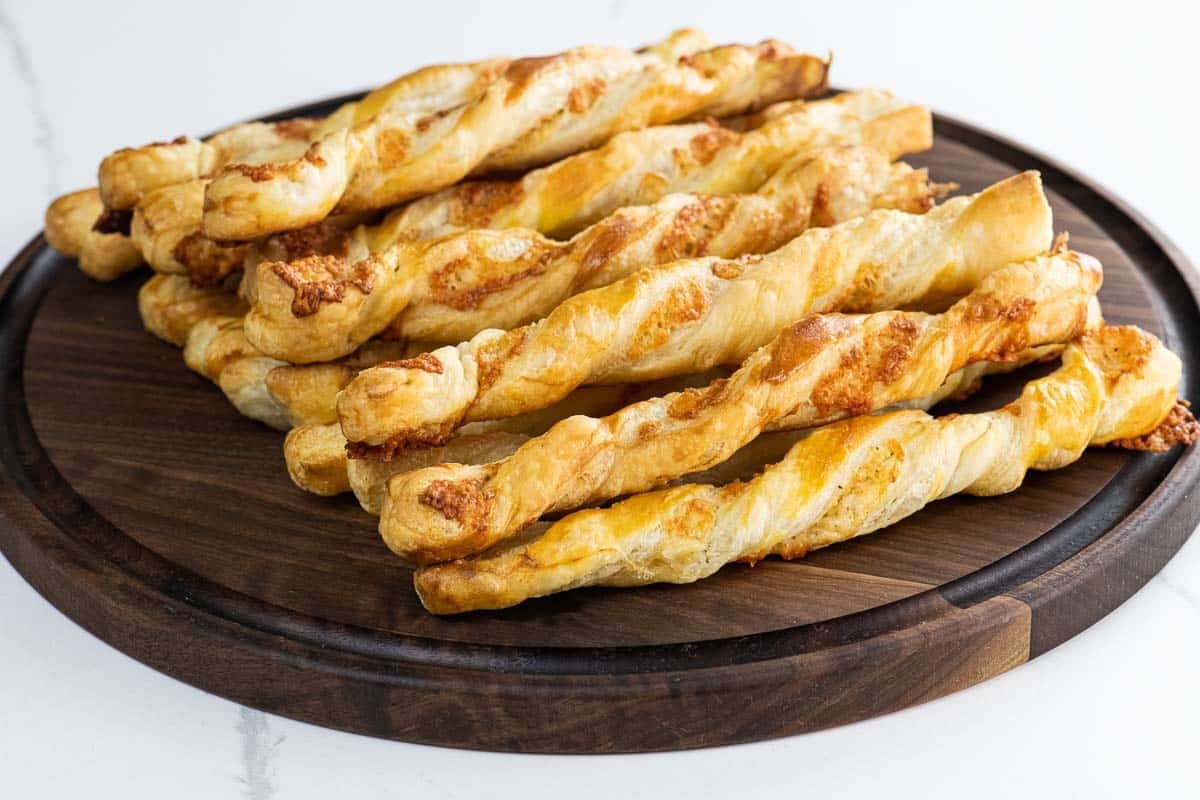 Puff Pastry Cheese Straws - Umami Girl