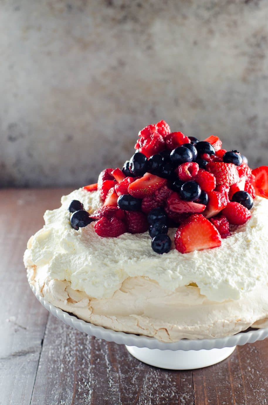 Classic Pavlova Recipe with Mixed Berries | Umami Girl