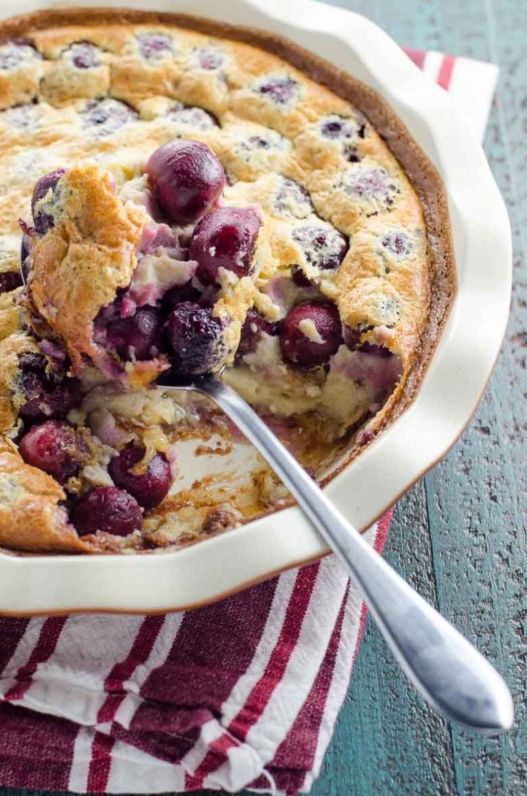 Cherry Clafoutis (Clafoutis aux Cerises) - Umami Girl