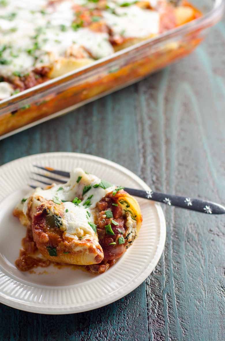Easy Stuffed Shells With Ricotta Spinach And Shiitakes Umami Girl easy-stuffed-shells-with-ricotta-spinach-and-shiitakes-umami-girl