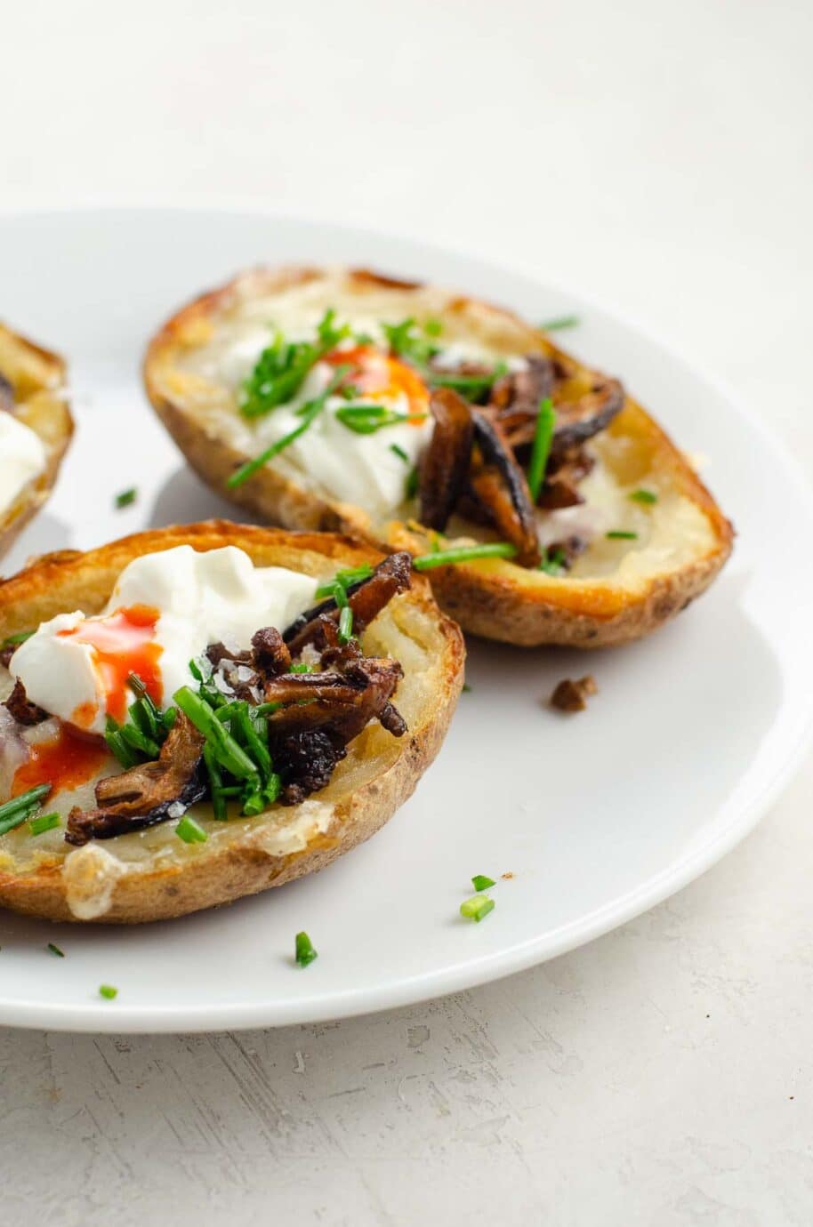 Potato Skins (TGIF and Vegetarian Versions) - Umami Girl