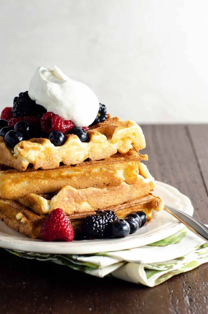 Classic Vanilla Waffles - Umami Girl