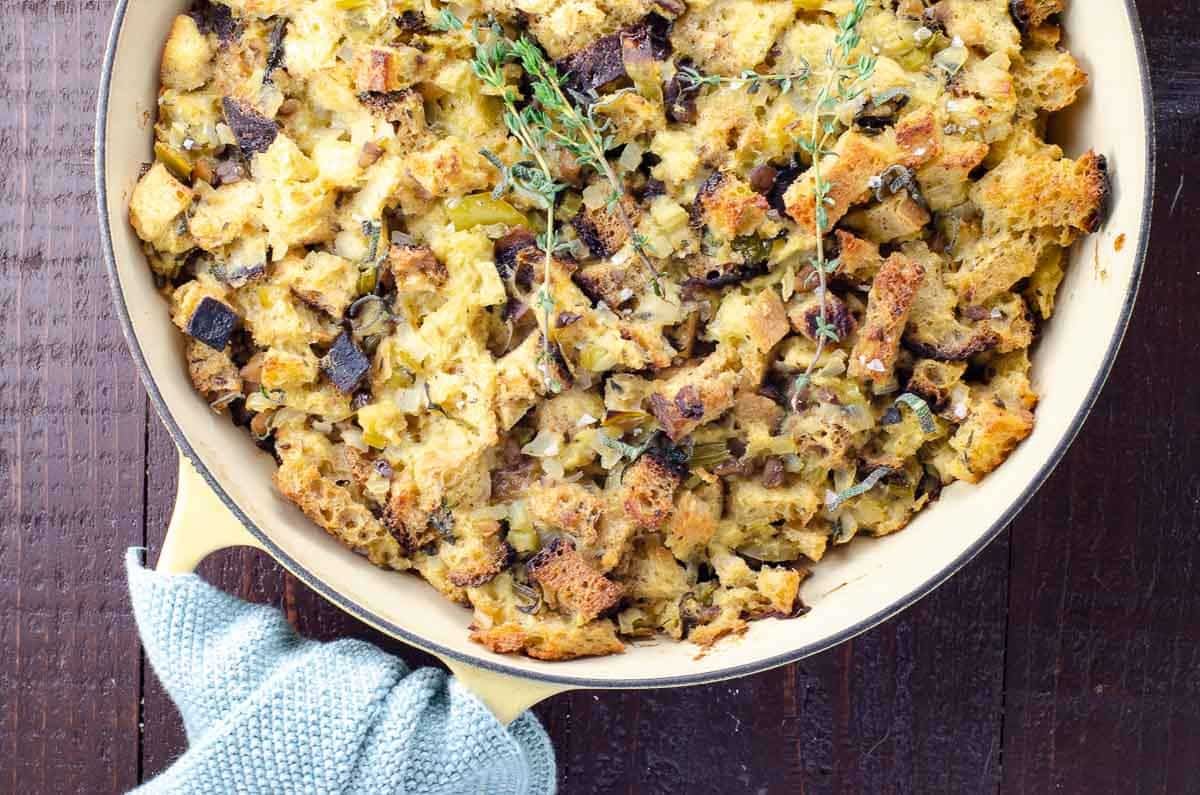 Vegetarian Stuffing (Classic Recipe) - Umami Girl