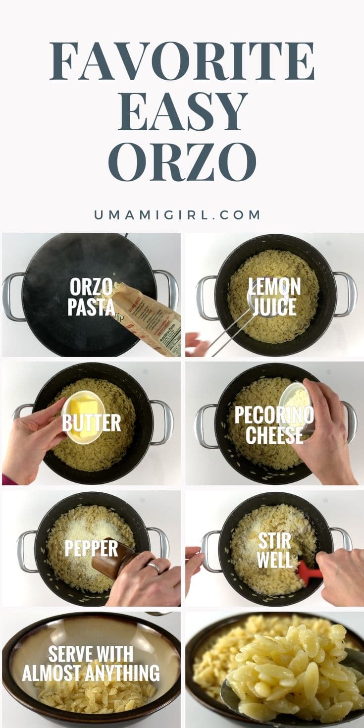 Our Favorite Easy Orzo Recipe - Umami Girl
