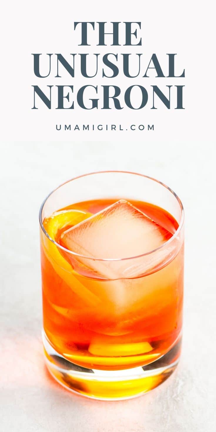 Unusual Negroni (with Aperol and Lillet Blanc) - Umami Girl