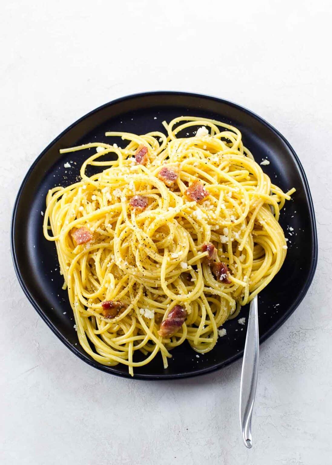 Traditional Italian Carbonara (without Cream) - Umami Girl