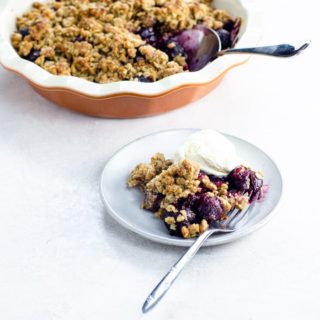 Cherry Crisp Recipe & Individual Fruit Crisps - Umami Girl