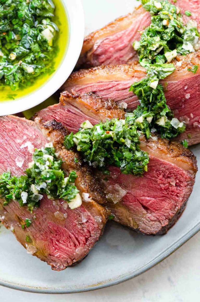 Reverse Sear Sirloin Cap (with Chimichurri) - Umami Girl