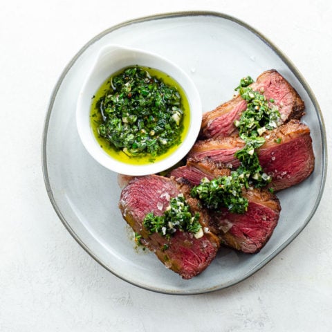 Reverse Sear Sirloin Cap (with Chimichurri) - Umami Girl