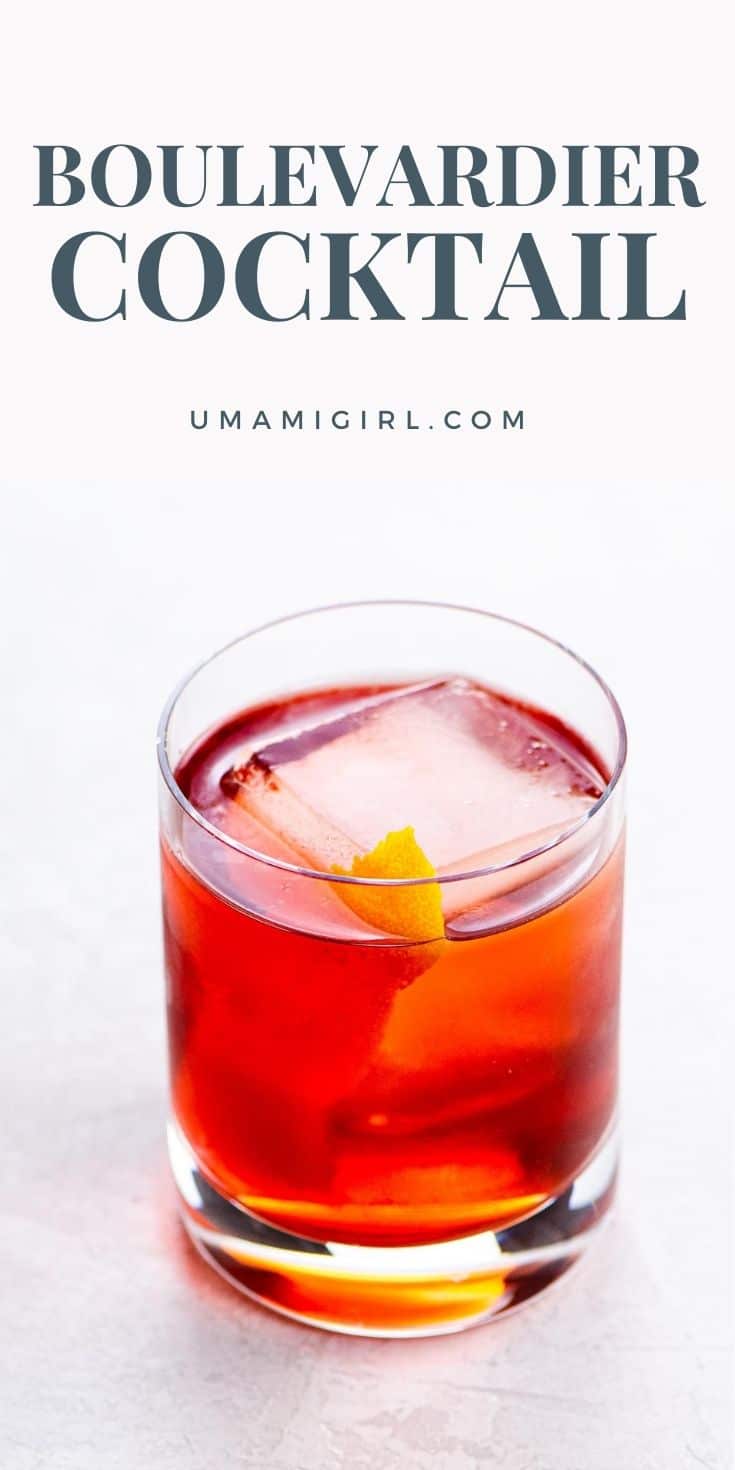 The Boulevardier: A Debonair Classic Cocktail - Umami Girl