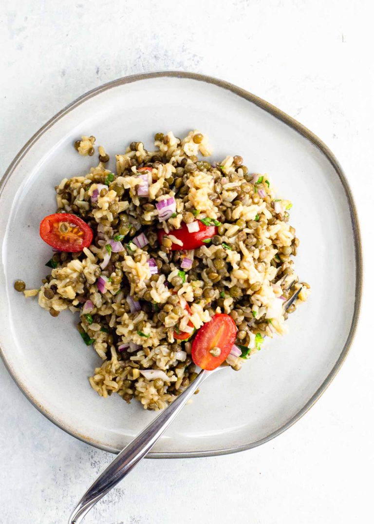 Rice and Lentils, Dressed to Perfection - Umami Girl
