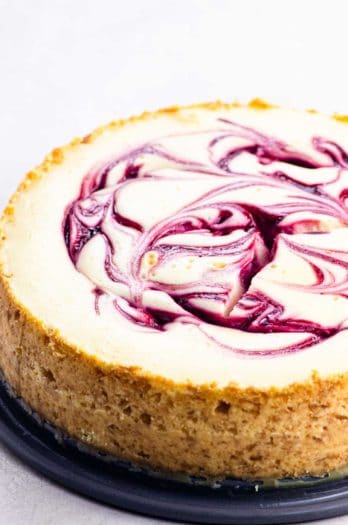 Raspberry Lemon Cheesecake (Creamy Classic Style) - Umami Girl