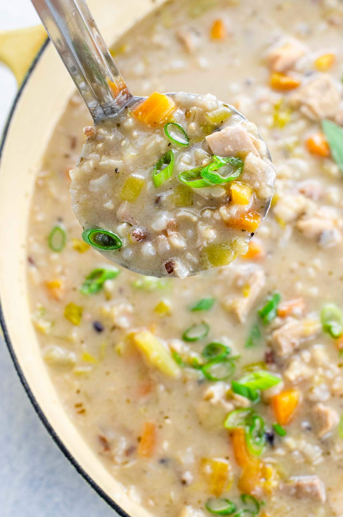Turkey Rice Soup with Leftover Turkey - Umami Girl