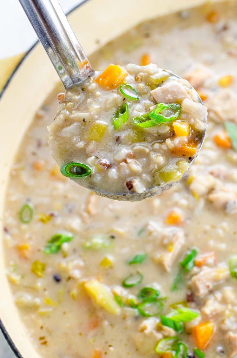 Turkey Rice Soup with Leftover Turkey - Umami Girl