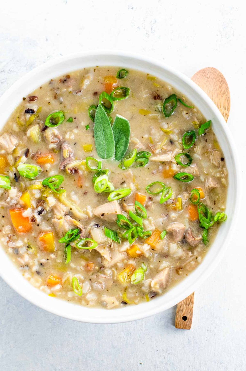 Turkey Rice Soup with Leftover Turkey - Umami Girl
