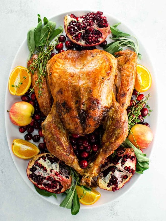 How to Cook a Free Range Turkey and Decorate the Platter Story - Umami Girl