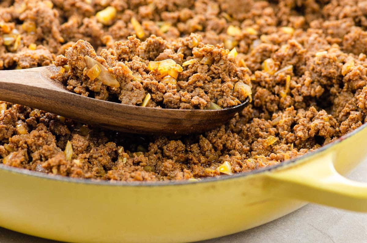 Ground Beef Taco Meat Recipe (& Beef Soft Tacos) - Umami Girl