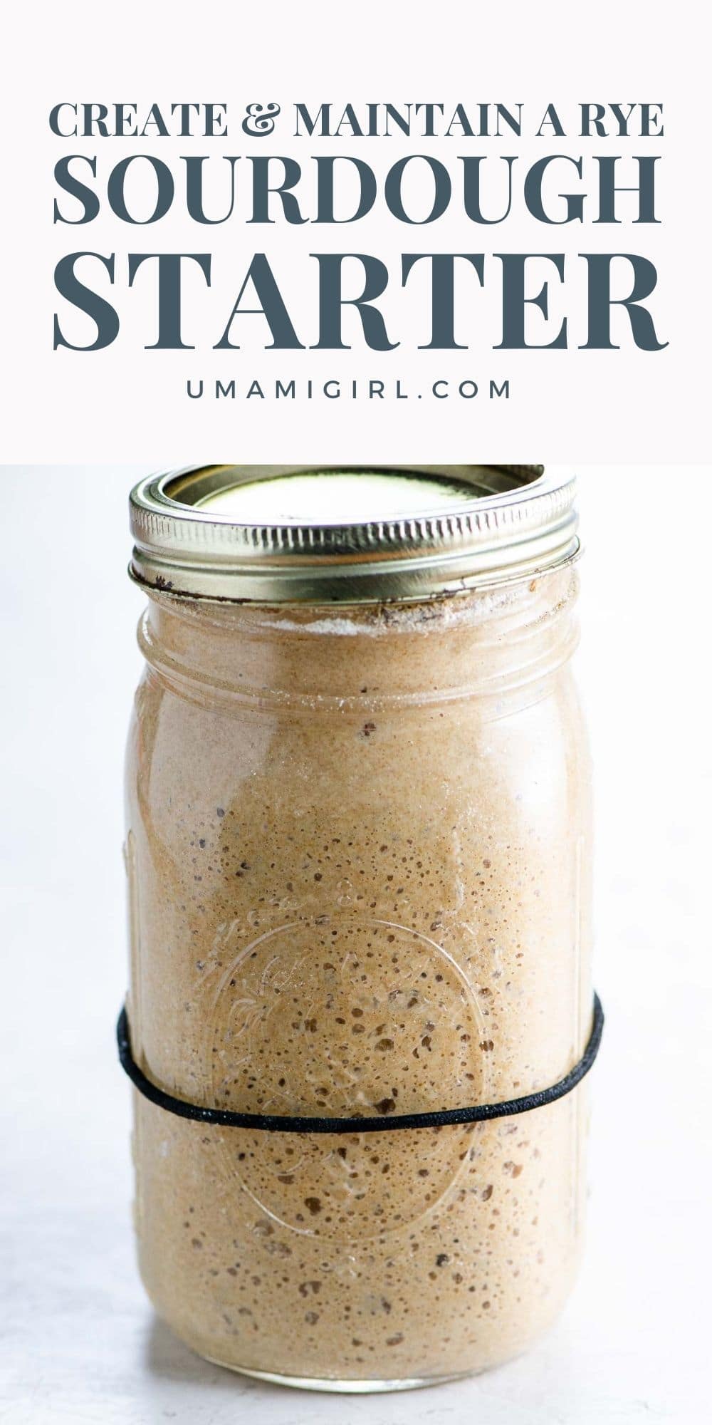 Rye Sourdough Starter (How to Create & Maintain) - Umami Girl