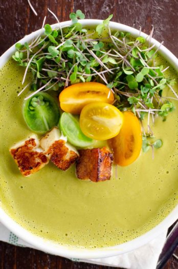 Creamy Asparagus Ramp Soup (or Use Garlic) - Umami Girl