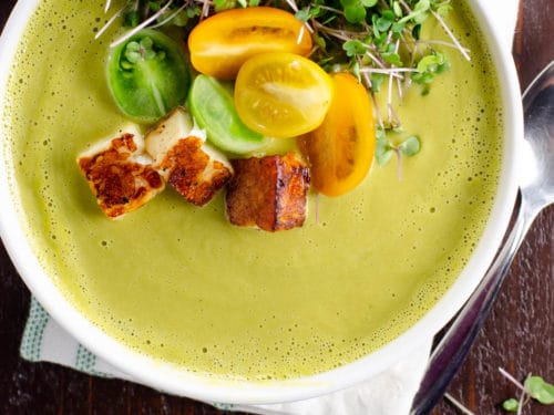 Creamy Asparagus Ramp Soup (or Use Garlic) - Umami Girl
