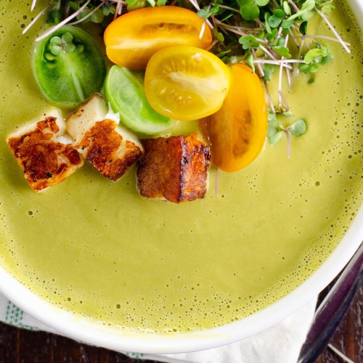 Creamy Asparagus Ramp Soup (or Use Garlic) - Umami Girl