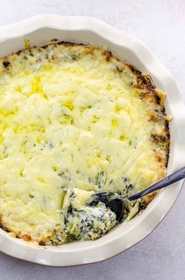 Hot Spinach Leek Dip (or Ramp Dip) is Creamy, Savory Joy - Umami Girl