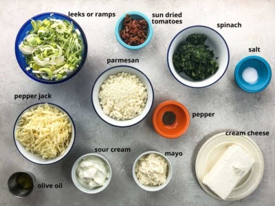 Hot Spinach Leek Dip (or Ramp Dip) is Creamy, Savory Joy - Umami Girl