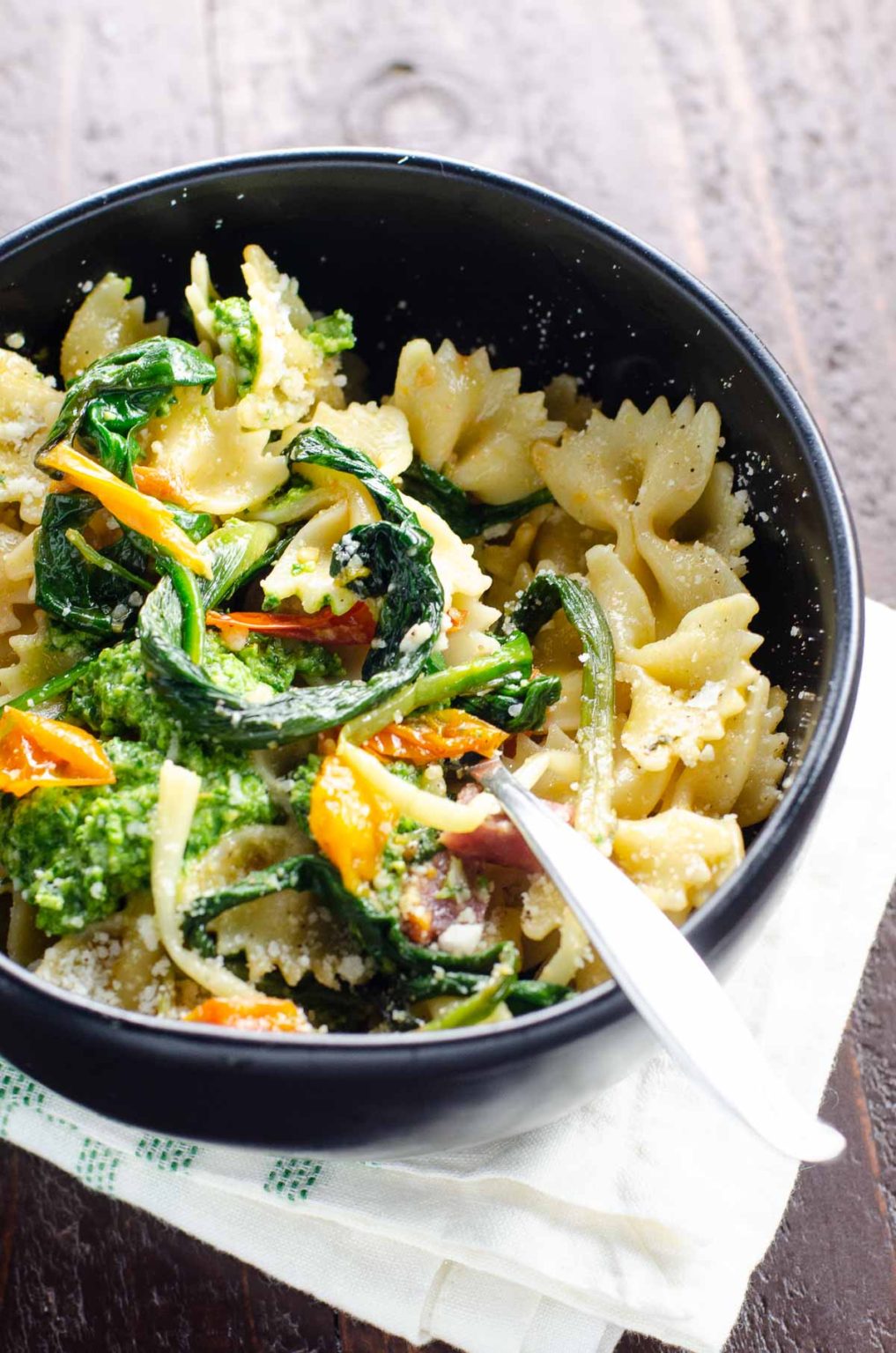 Ultimate Pasta with Ramps & Soppressata - Umami Girl