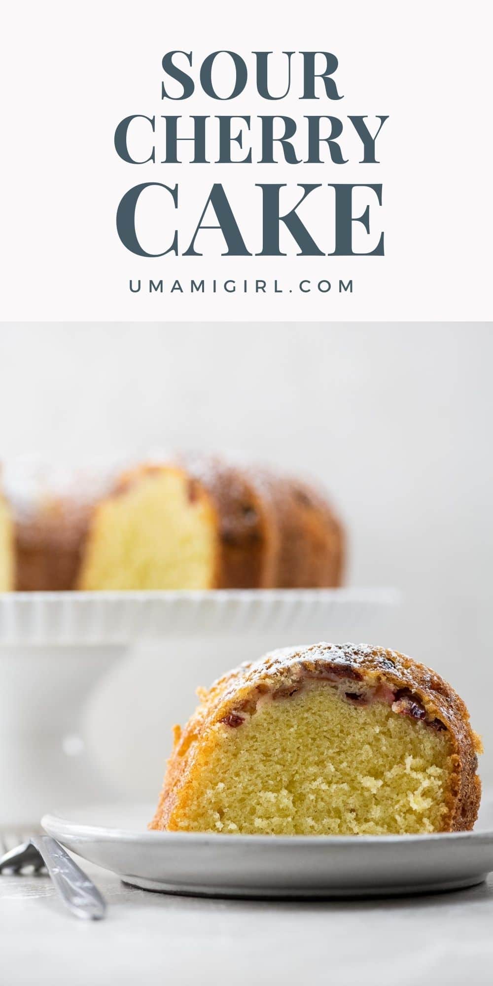 Sour Cherry Cake - Umami Girl