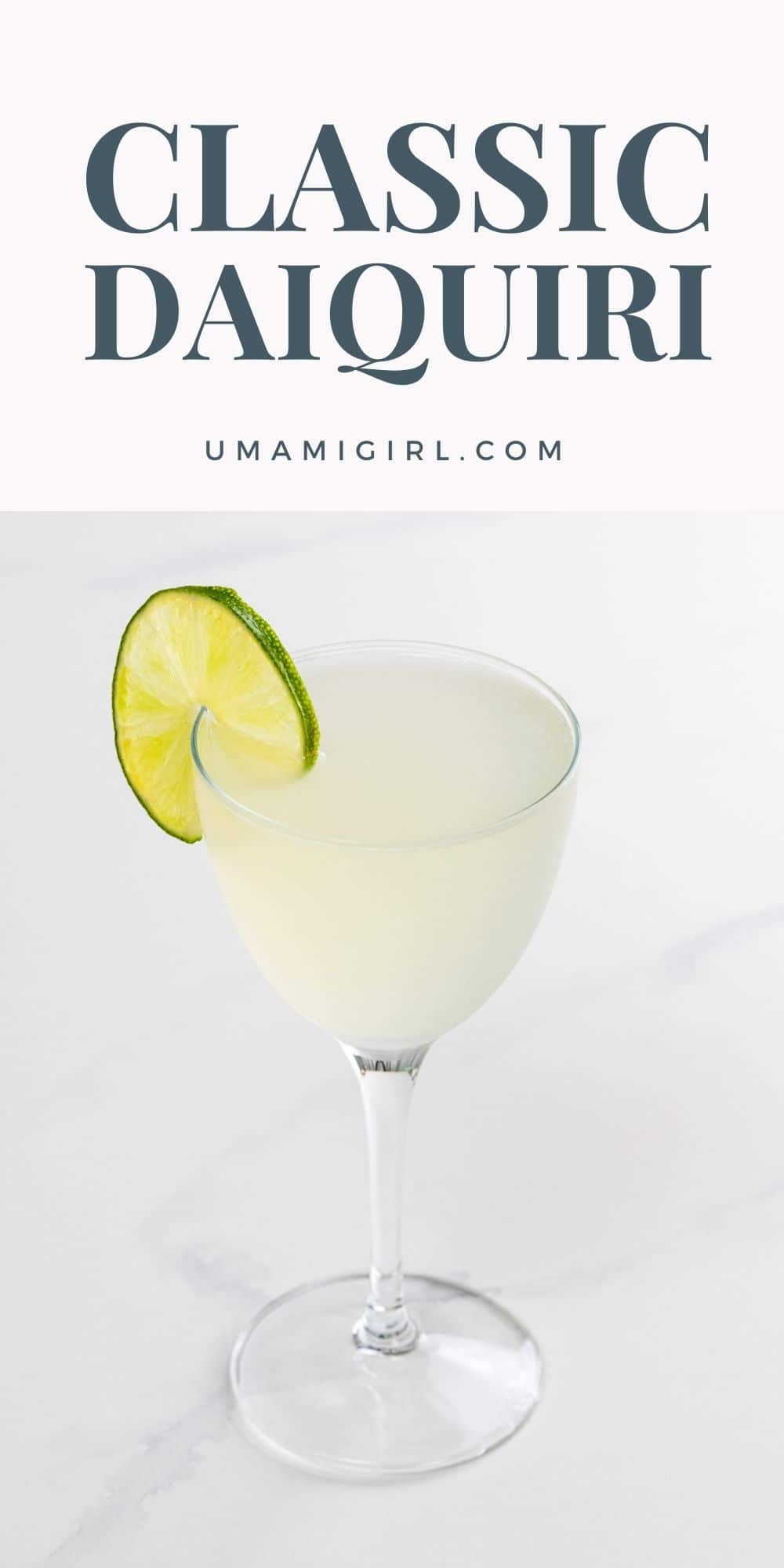 Classic Daiquiri Cocktail Recipe - Umami Girl