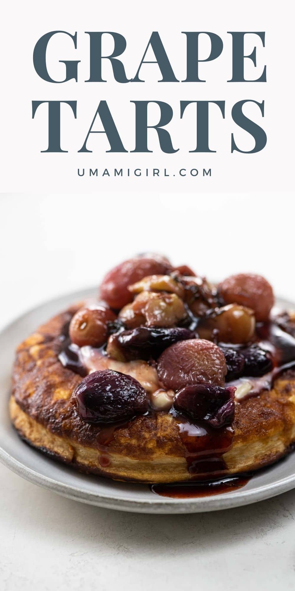 Puff Pastry Grape Tarts (Sweet or Savory) - Umami Girl