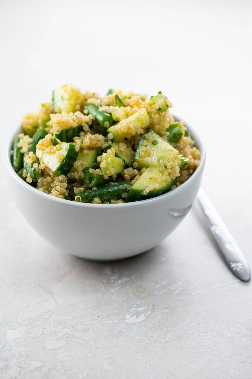 Green Vegetable Quinoa Salad - Umami Girl
