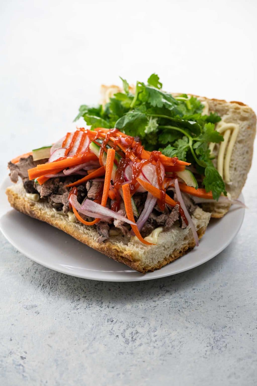 Pork Banh Mi (Made with Pork Tenderloin) - Umami Girl