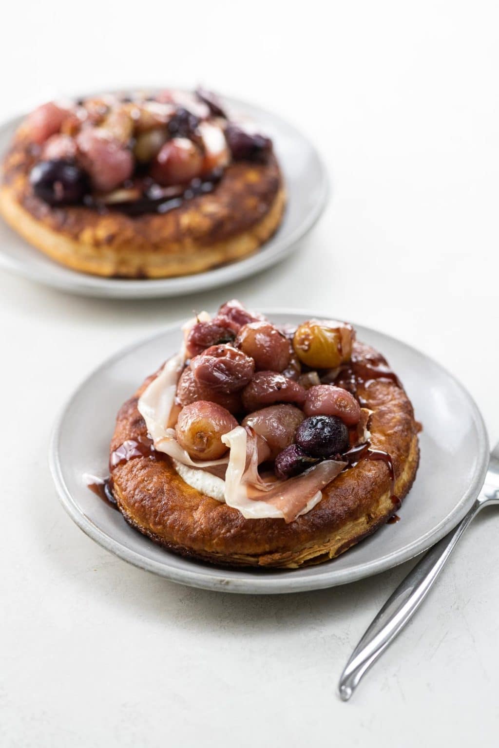 Puff Pastry Grape Tarts (Sweet or Savory) - Umami Girl