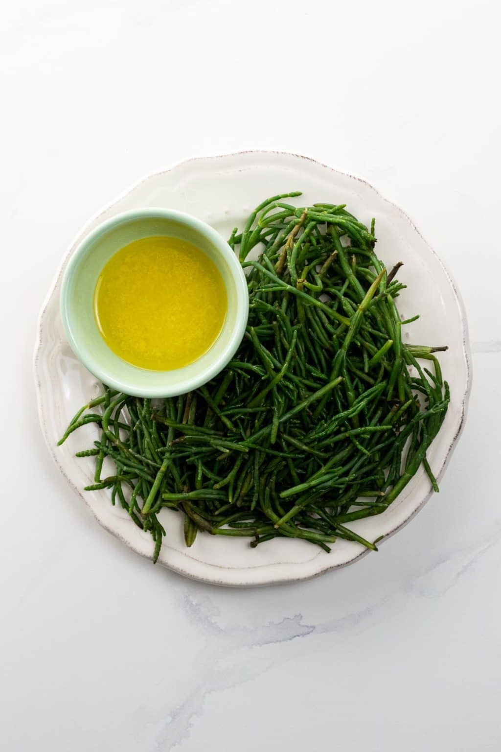 Sea Beans Recipe (a.k.a. Samphire, Salicornia, Glasswort) - Umami Girl