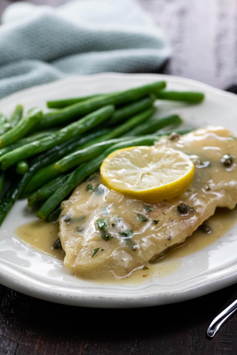 Extra-Saucy Chicken Piccata - Umami Girl