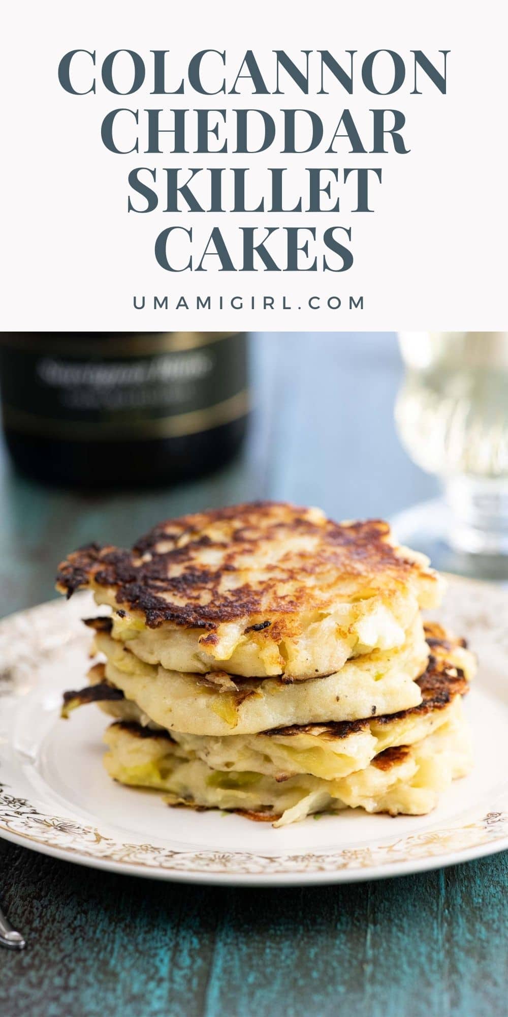Colcannon Cheddar Skillet Cakes - Umami Girl