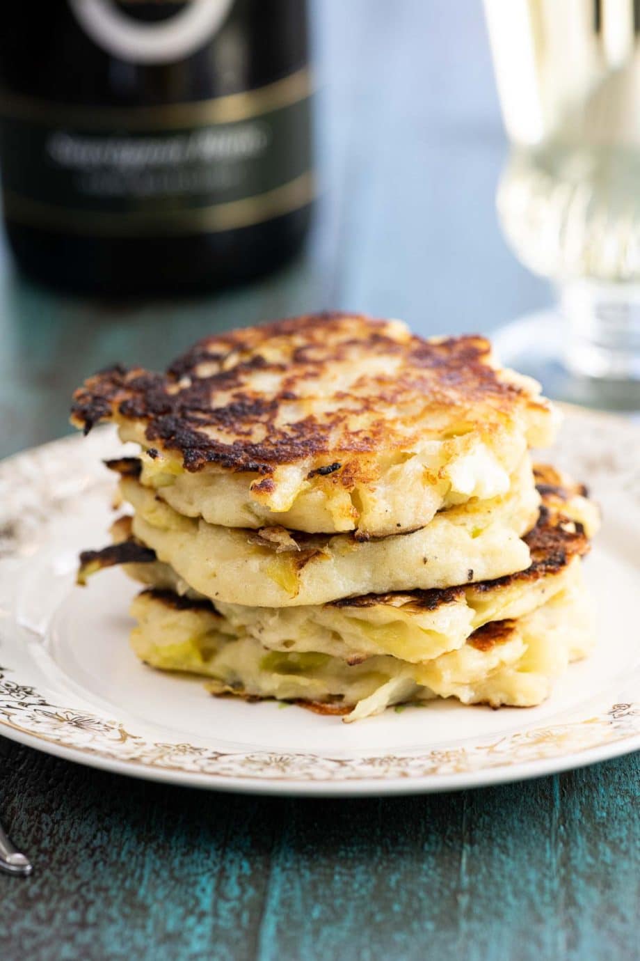 Colcannon Cheddar Skillet Cakes - Umami Girl