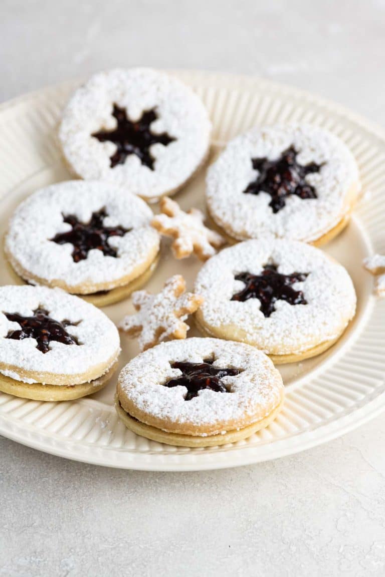 Shortbread Linzer Cookies - Umami Girl