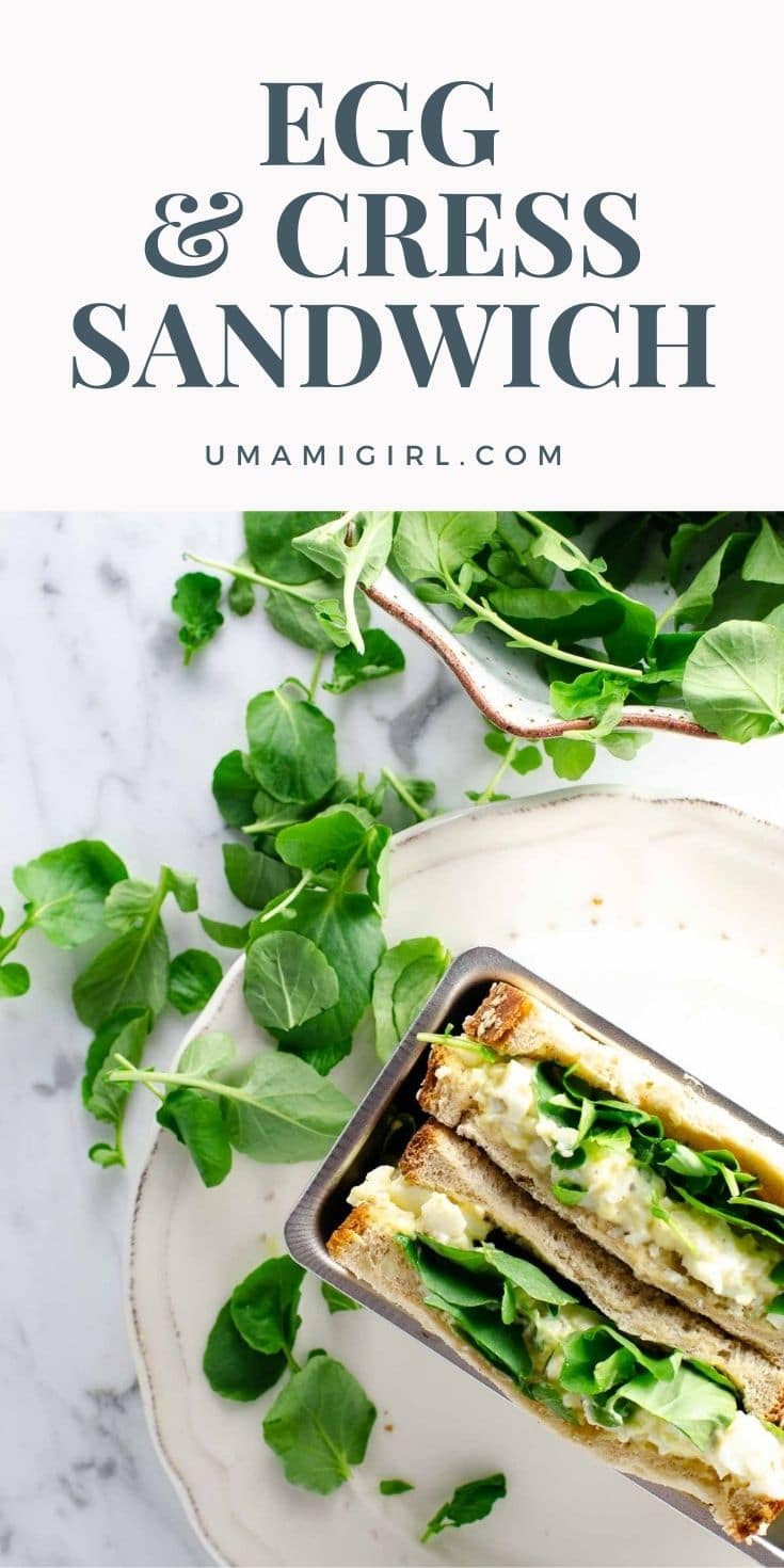 Egg and Cress Sandwich - Umami Girl