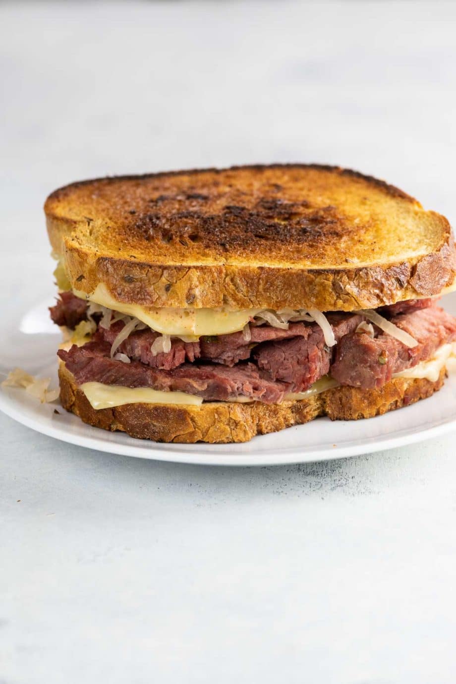 Corned Beef on Rye (Reuben Sandwich) - Umami Girl
