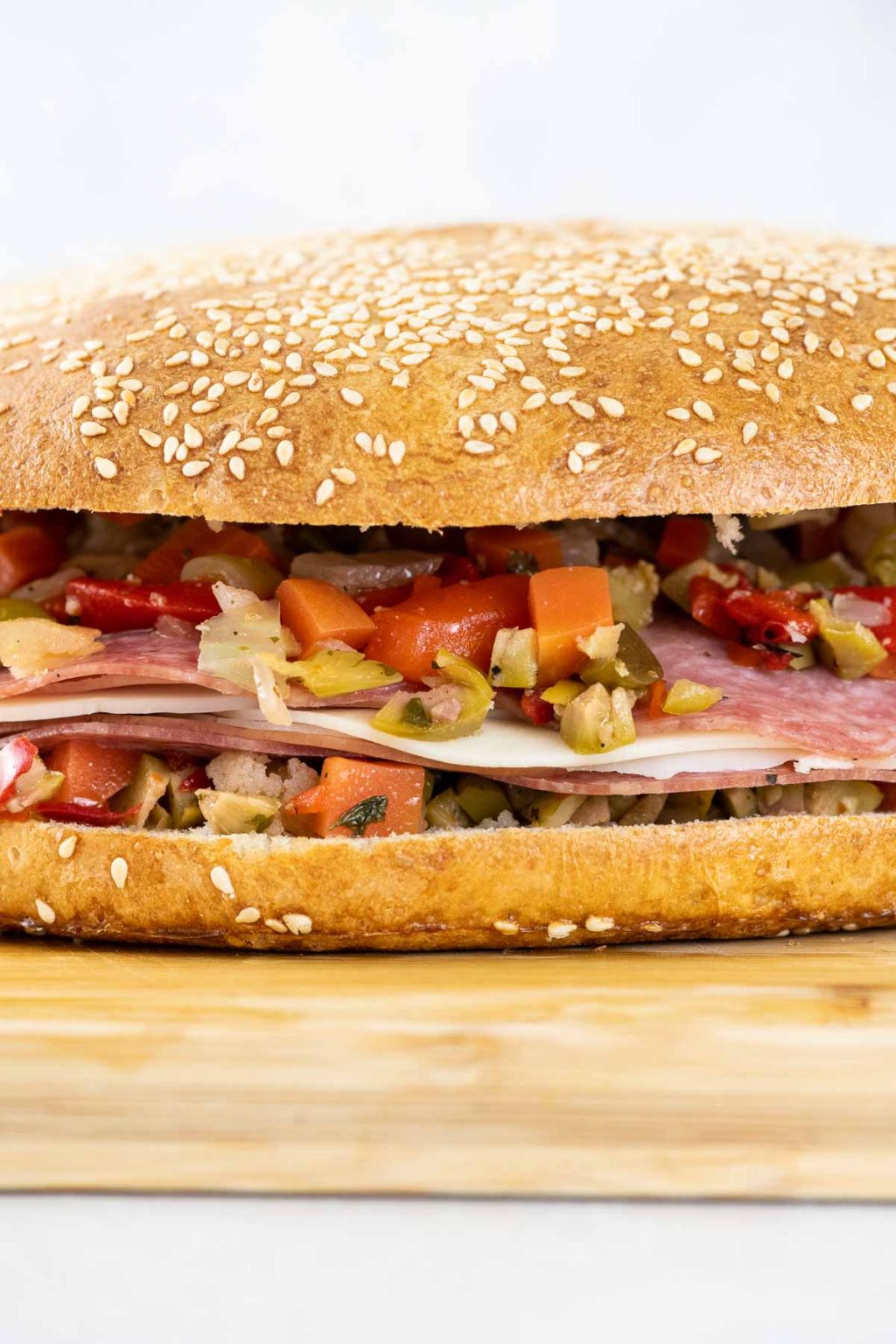 Muffaletta Bread - Umami Girl