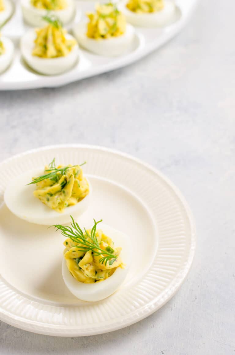 Herbed Deviled Eggs Recipe - Umami Girl