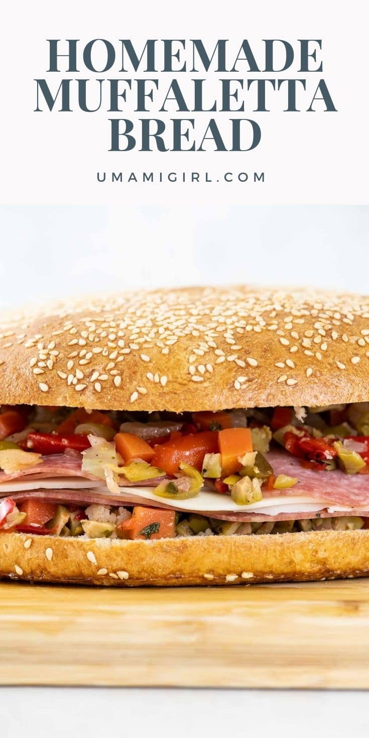 Muffaletta Bread - Umami Girl