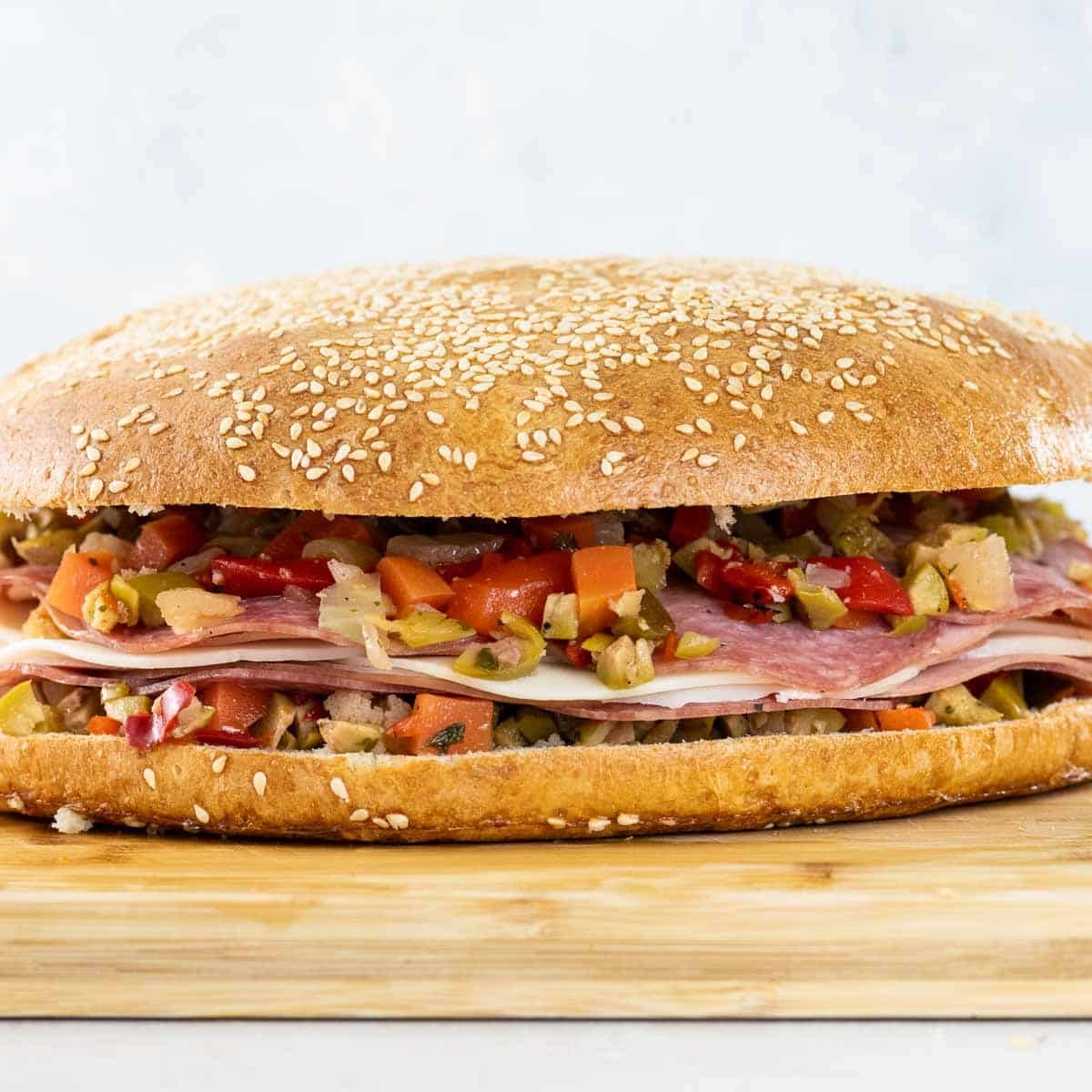 Muffaletta Bread - Umami Girl