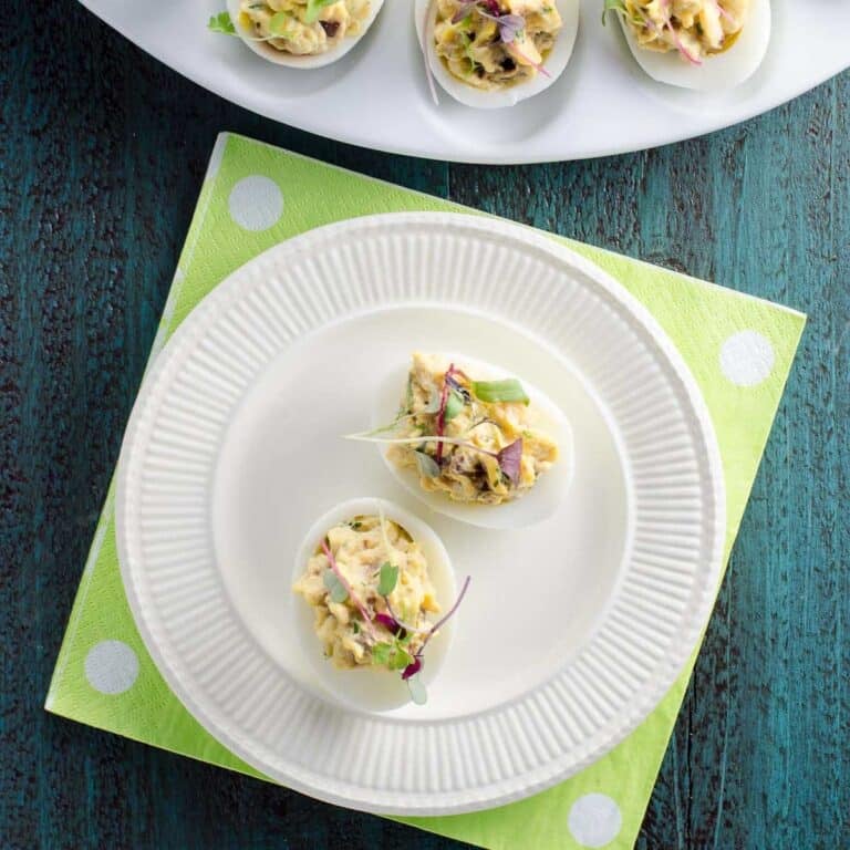 5 Star Deviled Egg Recipe - Umami Girl