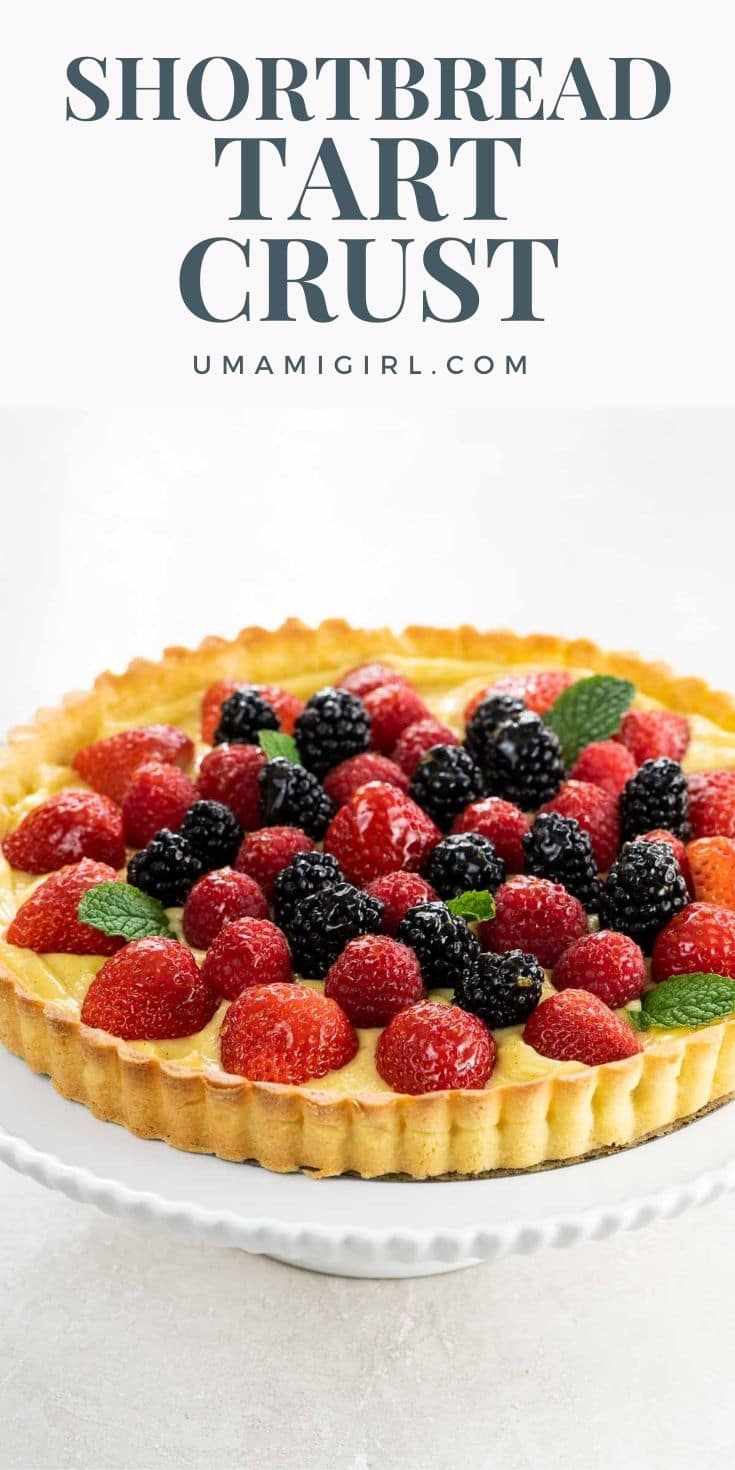 Shortbread Tart Crust - Umami Girl