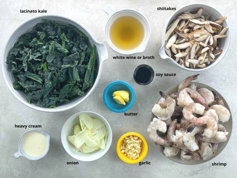 Shrimp Skillet with Shiitake Mushrooms and Kale - Umami Girl