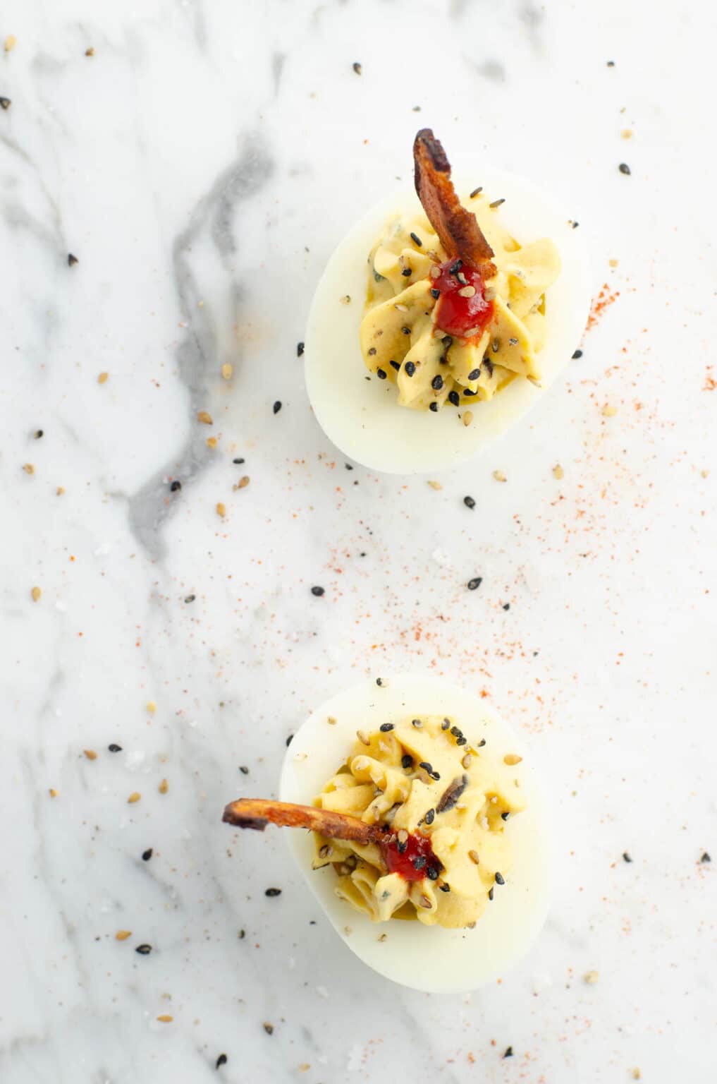 Ultimate Miso Deviled Eggs - Umami Girl